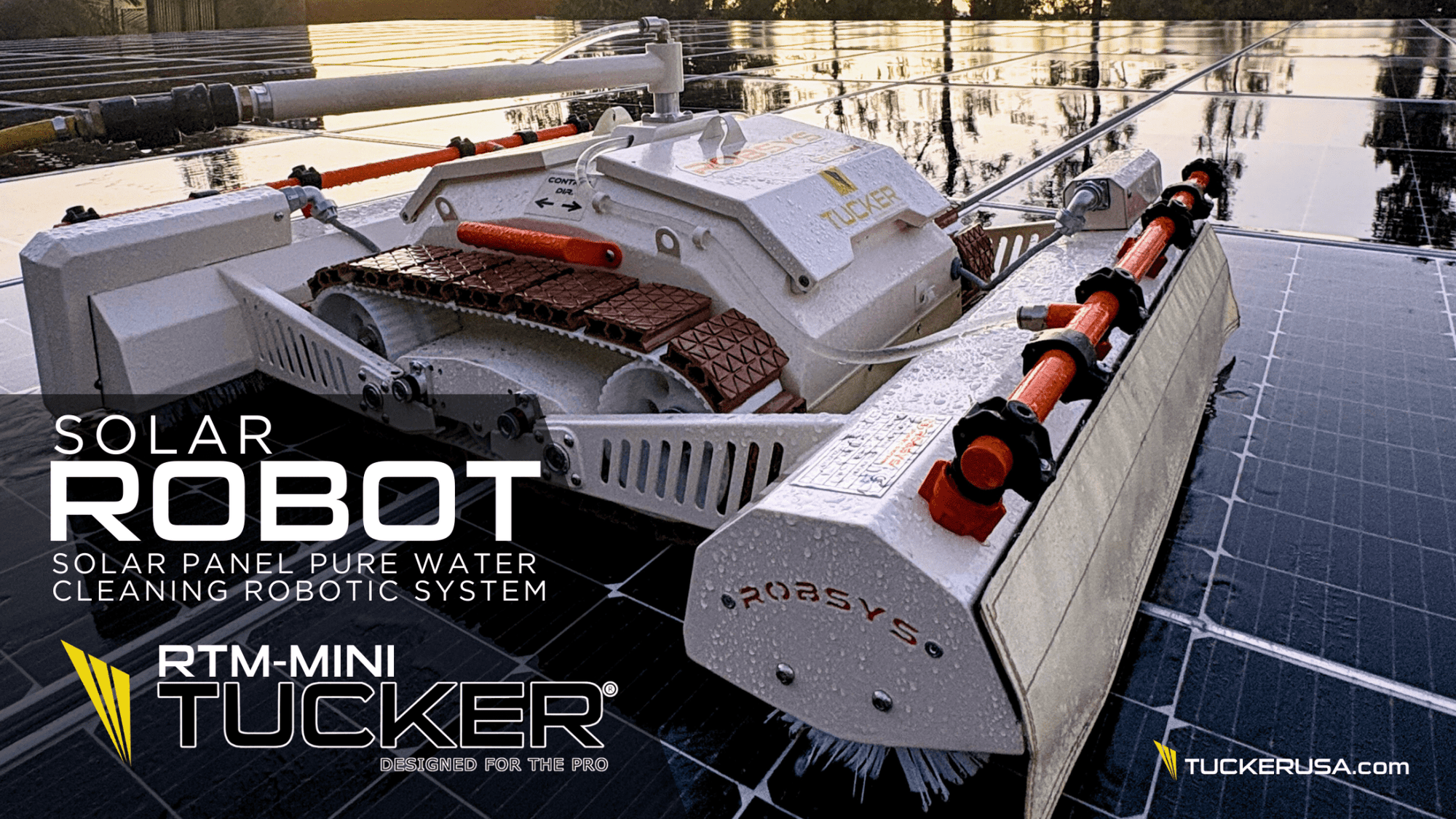 RTM-MINI Solar Robot Is HERE!!! Available ONLY At Tucker® – Tucker® USA