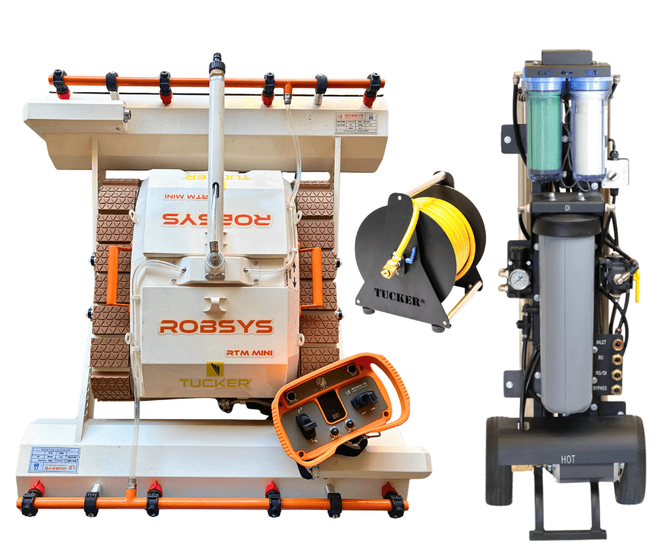 Solar Robot Mini and Tucker® Max Output Kit for Solar Panel Cleaning ...